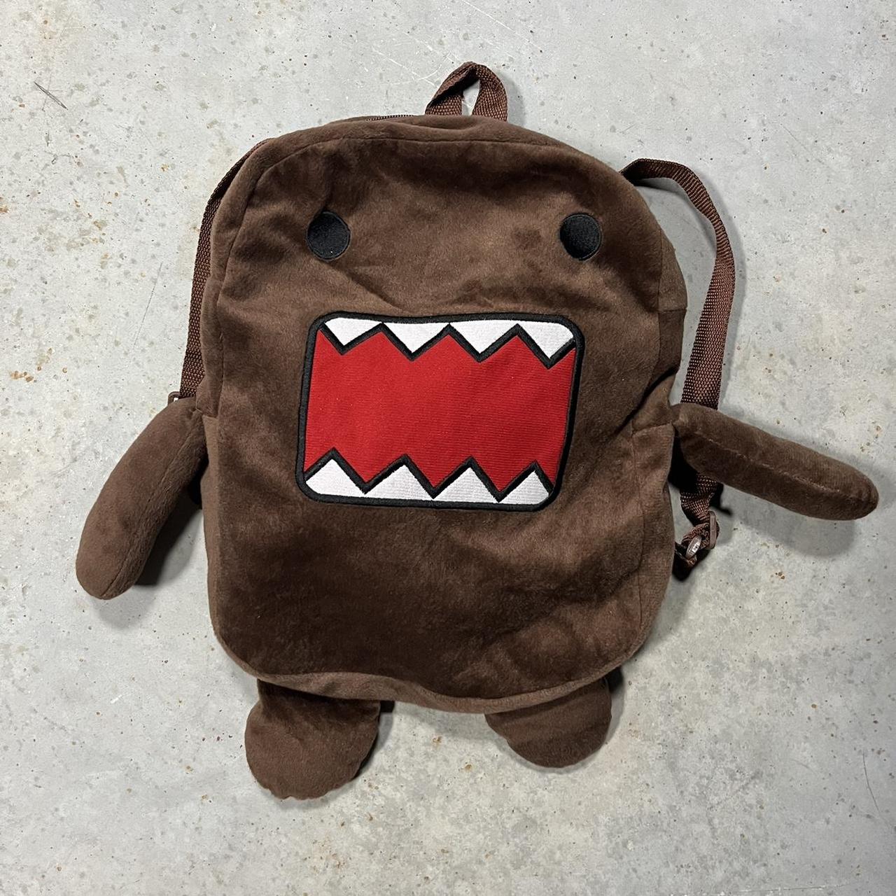Y2K 2000s Domo Brown Backpack Size Universal Like... - Depop