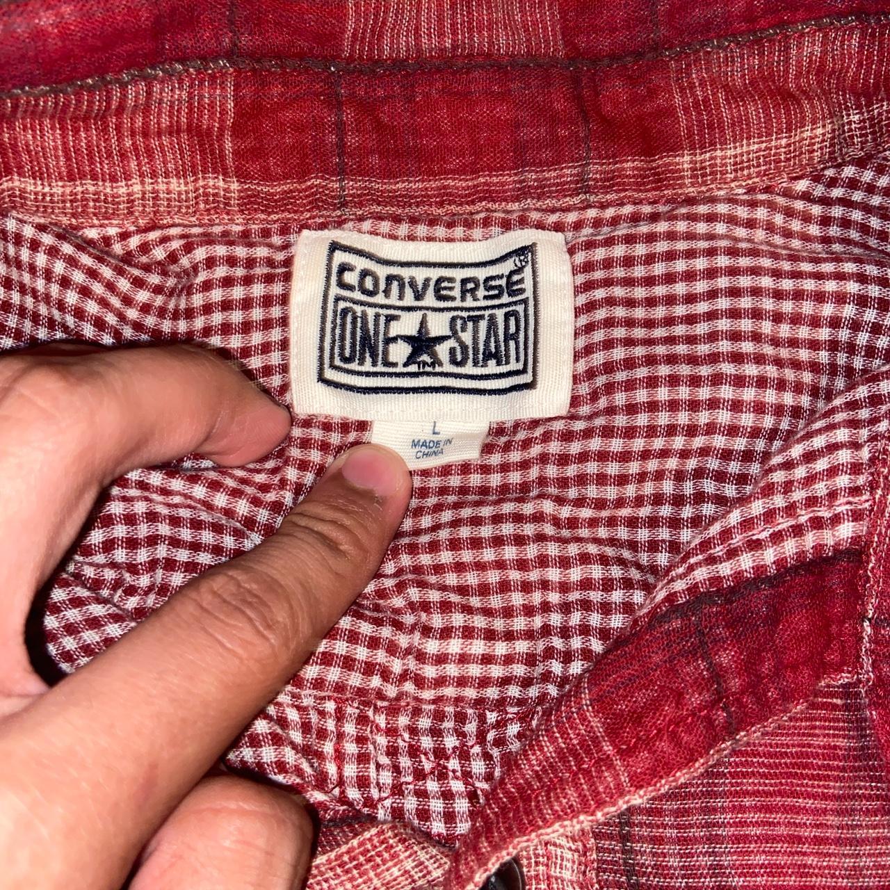 Converse One Star Flannel great condition and super... - Depop