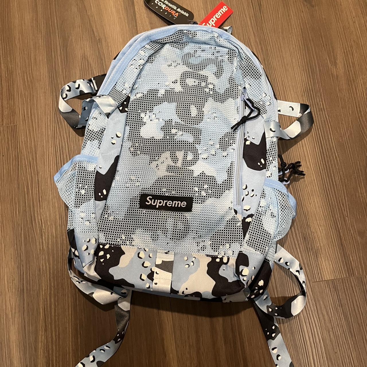 Supreme Backpack (SS20) (no tag) 'Blue Chocolate... | Depop