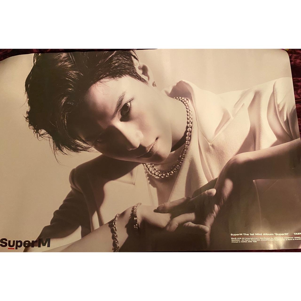 Big SuperM Taemin poster 36 inches across, 24 inches... | Depop