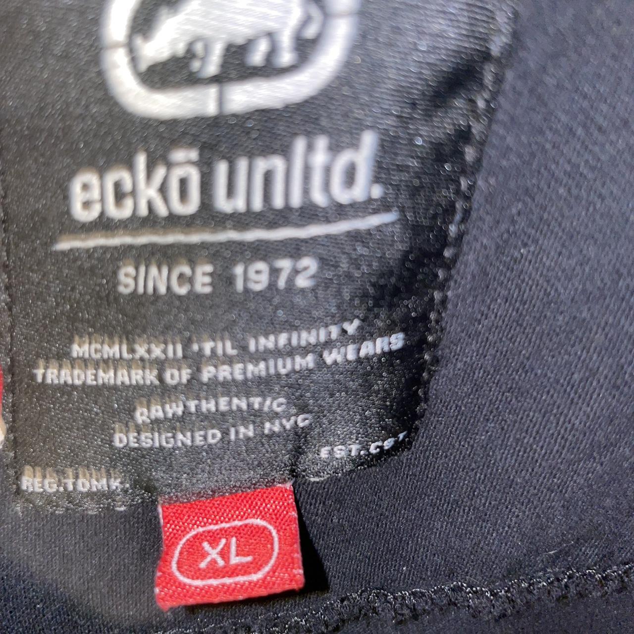 Ecko Unltd. Men's Black and Red Shirt | Depop