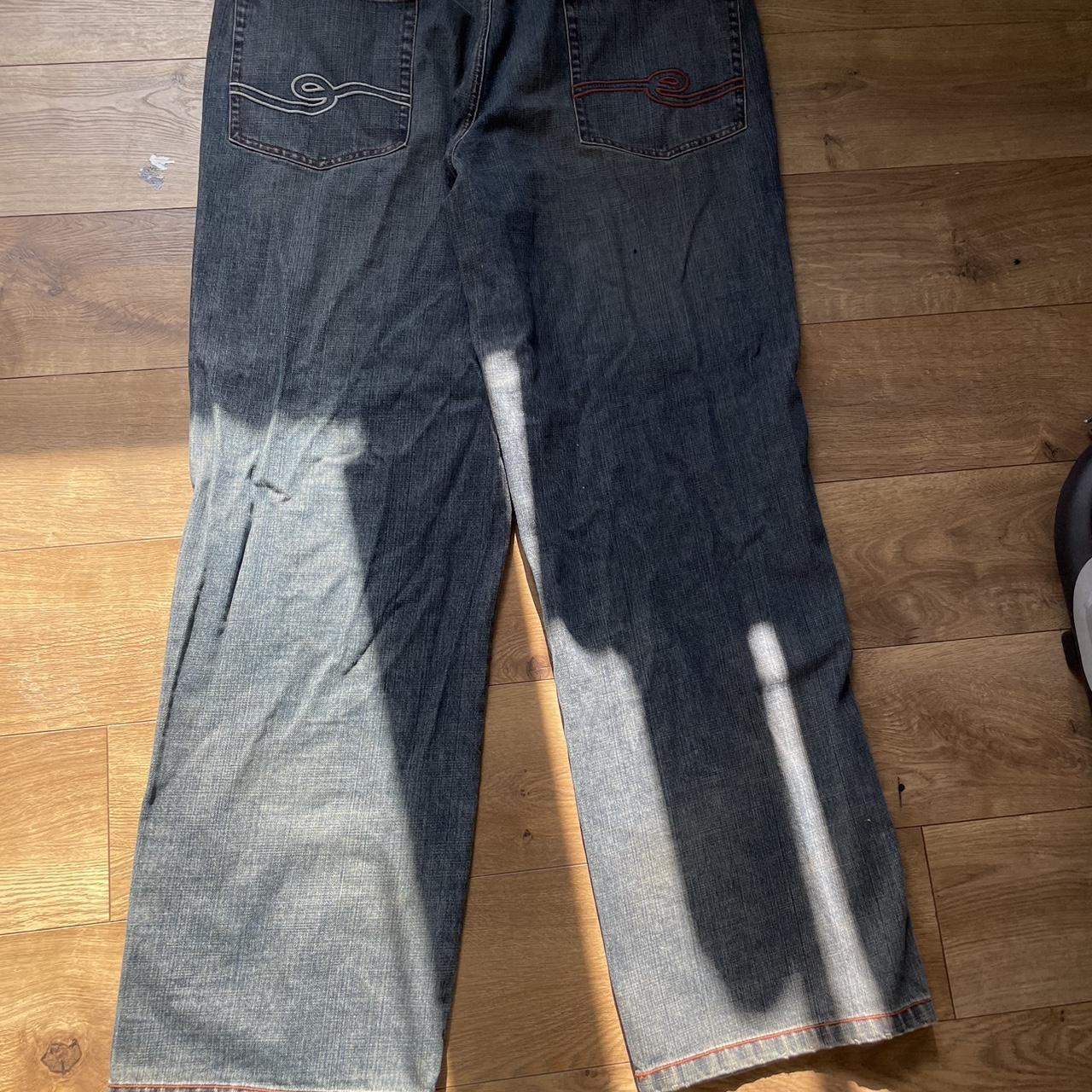 BAGGY Y2K ENYCE JEANS 36 BAGGY WIDE LEG OPENING... - Depop