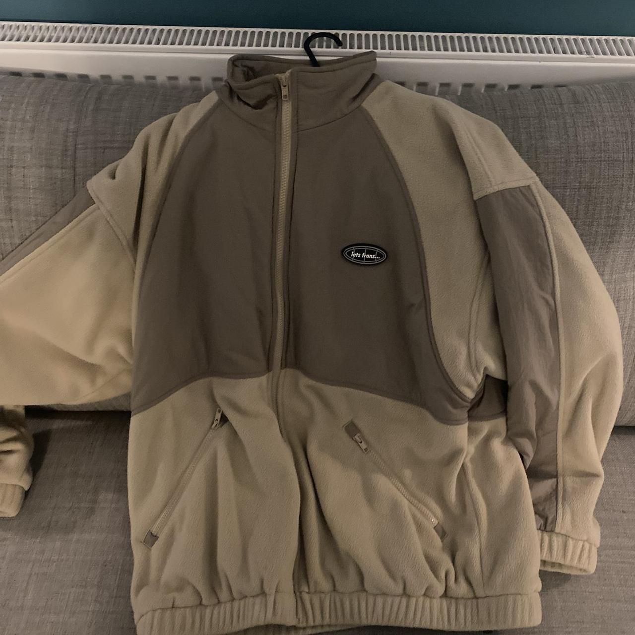 Urban outfitters brown fleece jacket - Depop