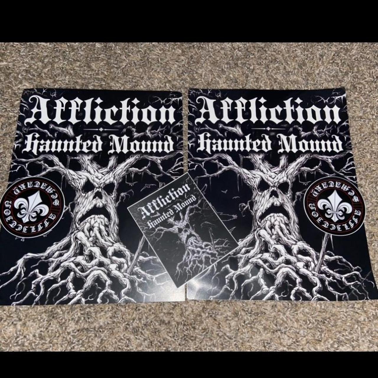 Haunted Mound Affliction Posters & Stickers Comes... - Depop