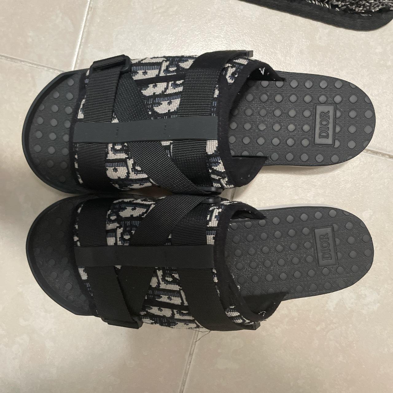 Slightly used Dior Alpha Slides No box, No... - Depop