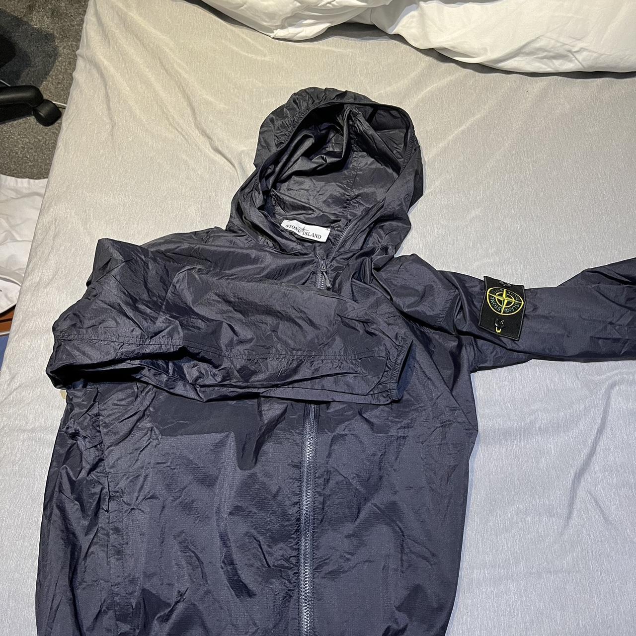 stone island wind breaker. 11-12. - Depop