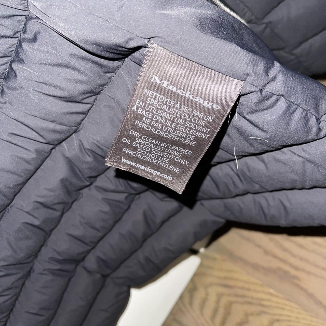 Black Mackage size XS. Gently worn and in great... - Depop