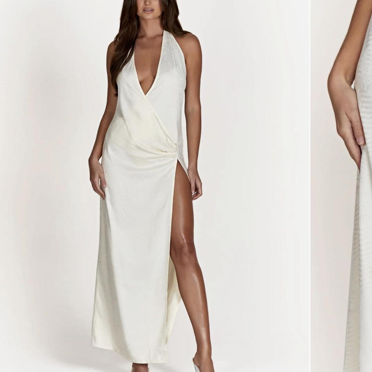 Meshki Women's White Dress | Depop