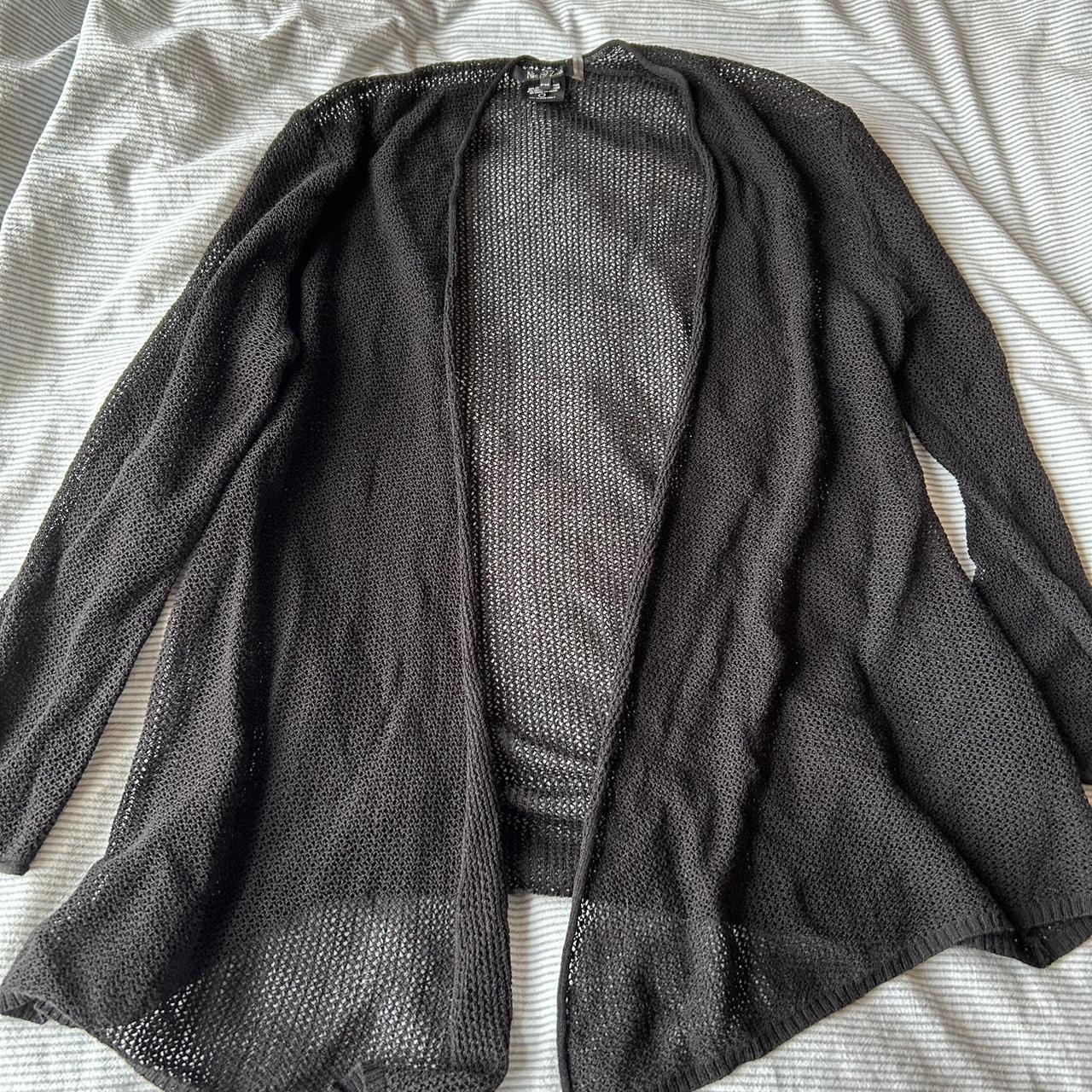 black mesh cardigan please let me know if you have... | Depop