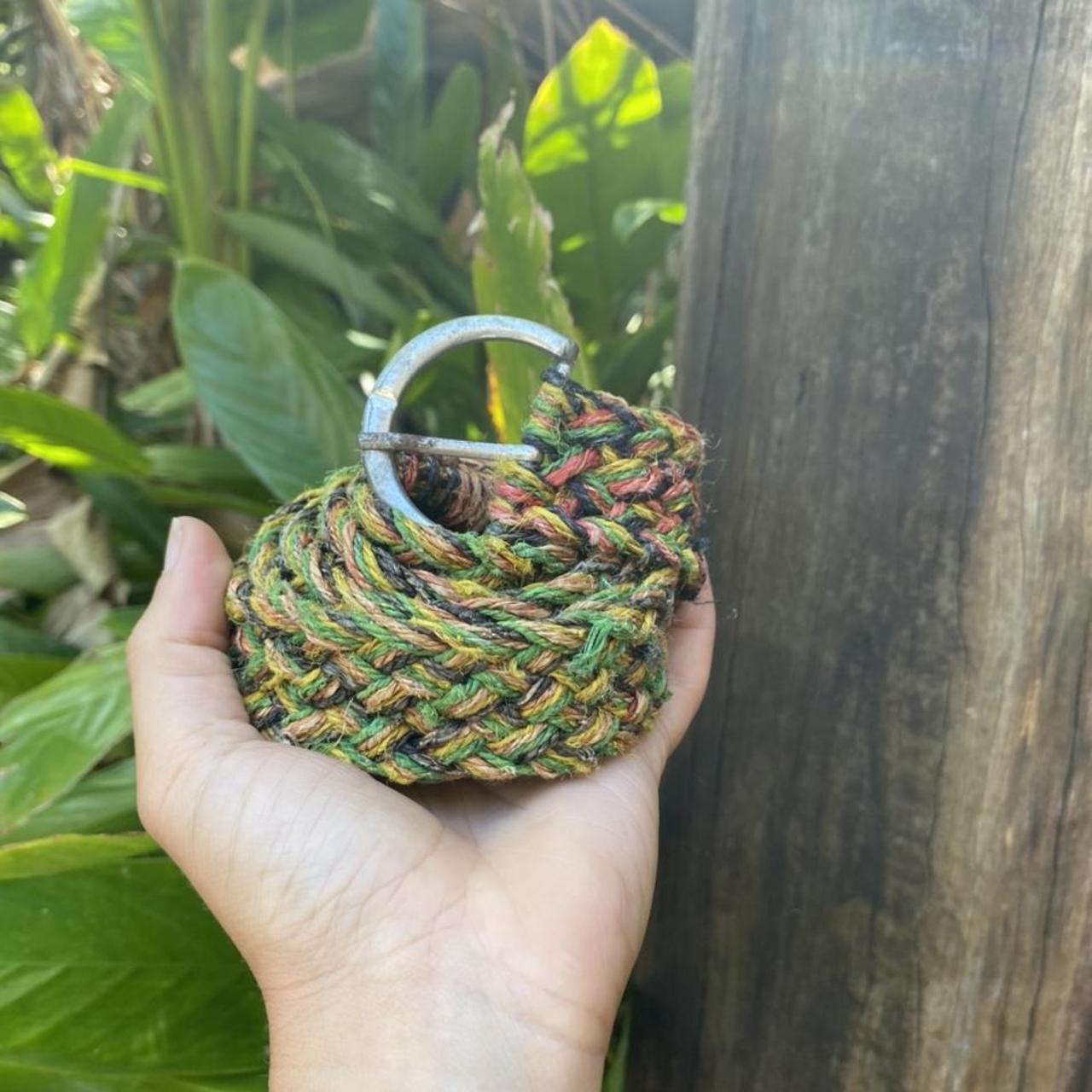 Natural cotton & Hemp belts Colourful and groovy - Depop