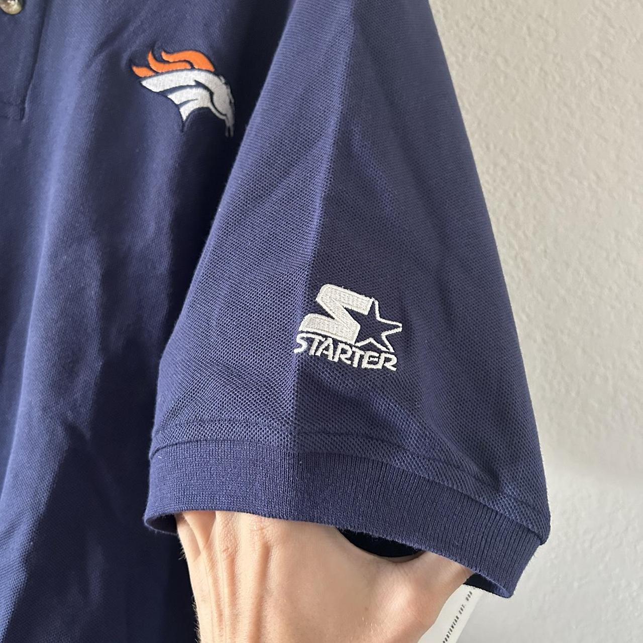Denver Broncos Starter Pro Line NFL Button Up... | Depop