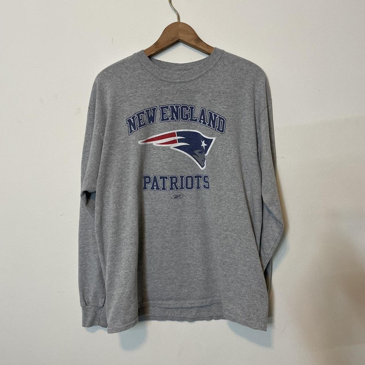 New England patriots tee Reebok nfl tag long sleeve... - Depop