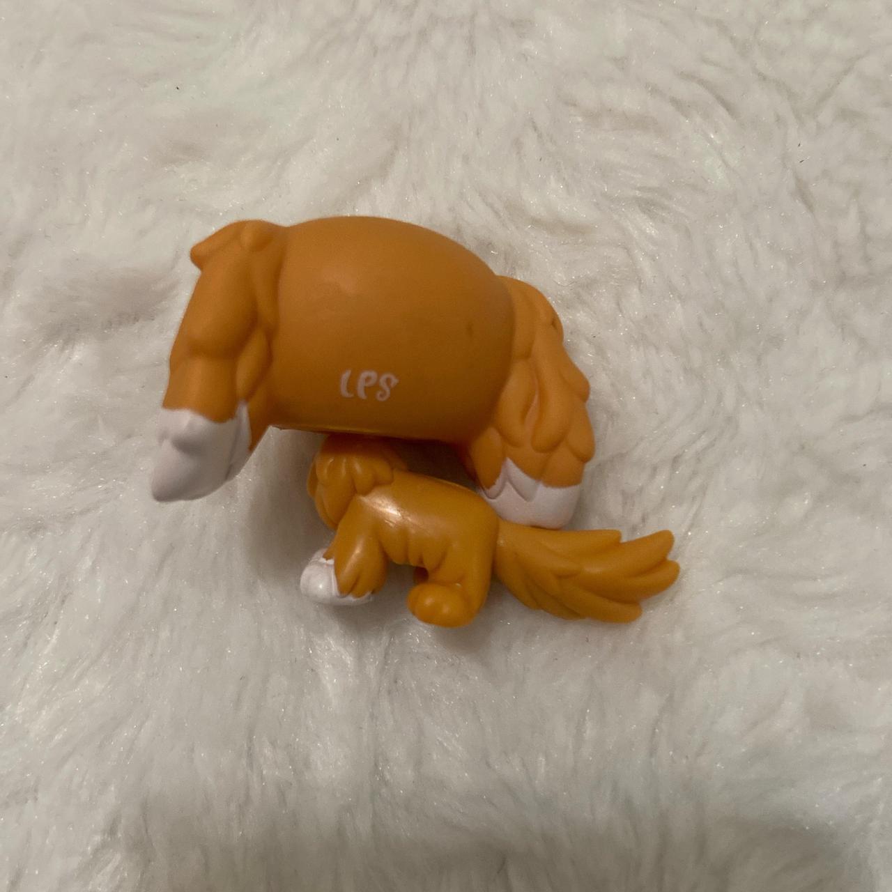 Orange and white Littlest Pet Shop puppy #LPS #Puppy | Depop