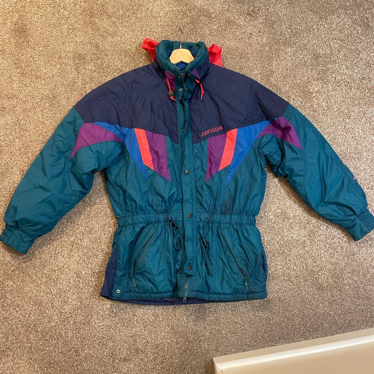 Nevica Retro 1980s/1990s Ski Jacket - Depop