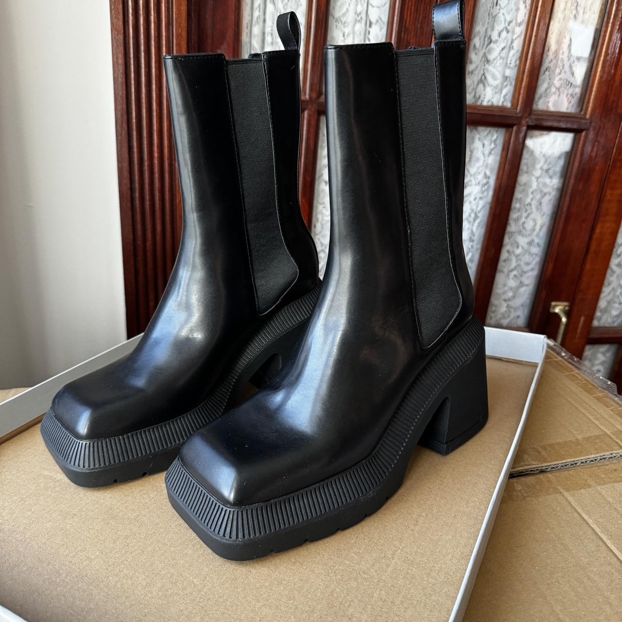 Brand new Charles & Keith Emery Chelsea calf boots... - Depop
