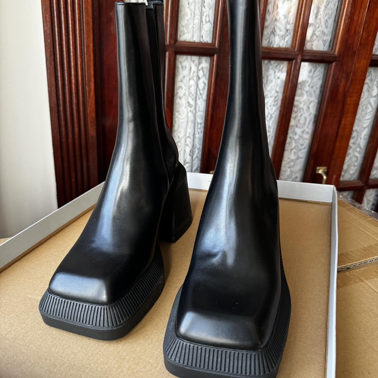 Brand new Charles & Keith Emery Chelsea calf boots... - Depop