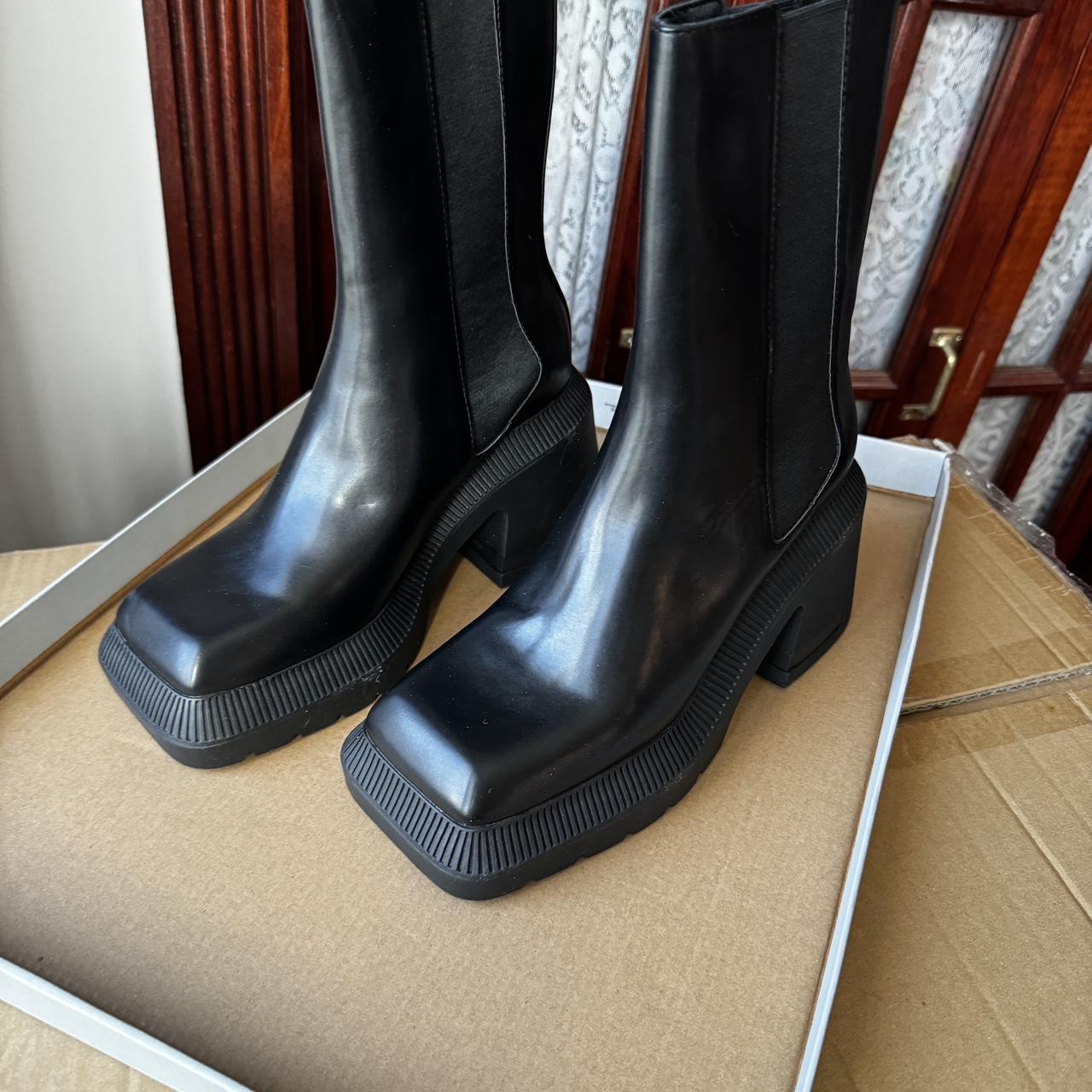 Brand new Charles & Keith Emery Chelsea calf boots... - Depop
