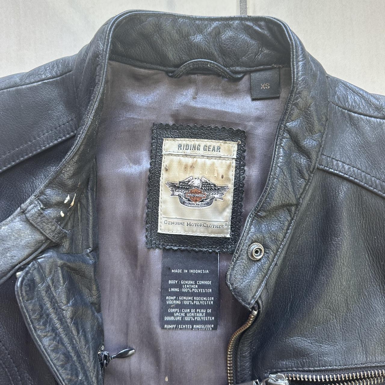 Vintage authentic Harley Davidson leather jacket.... - Depop