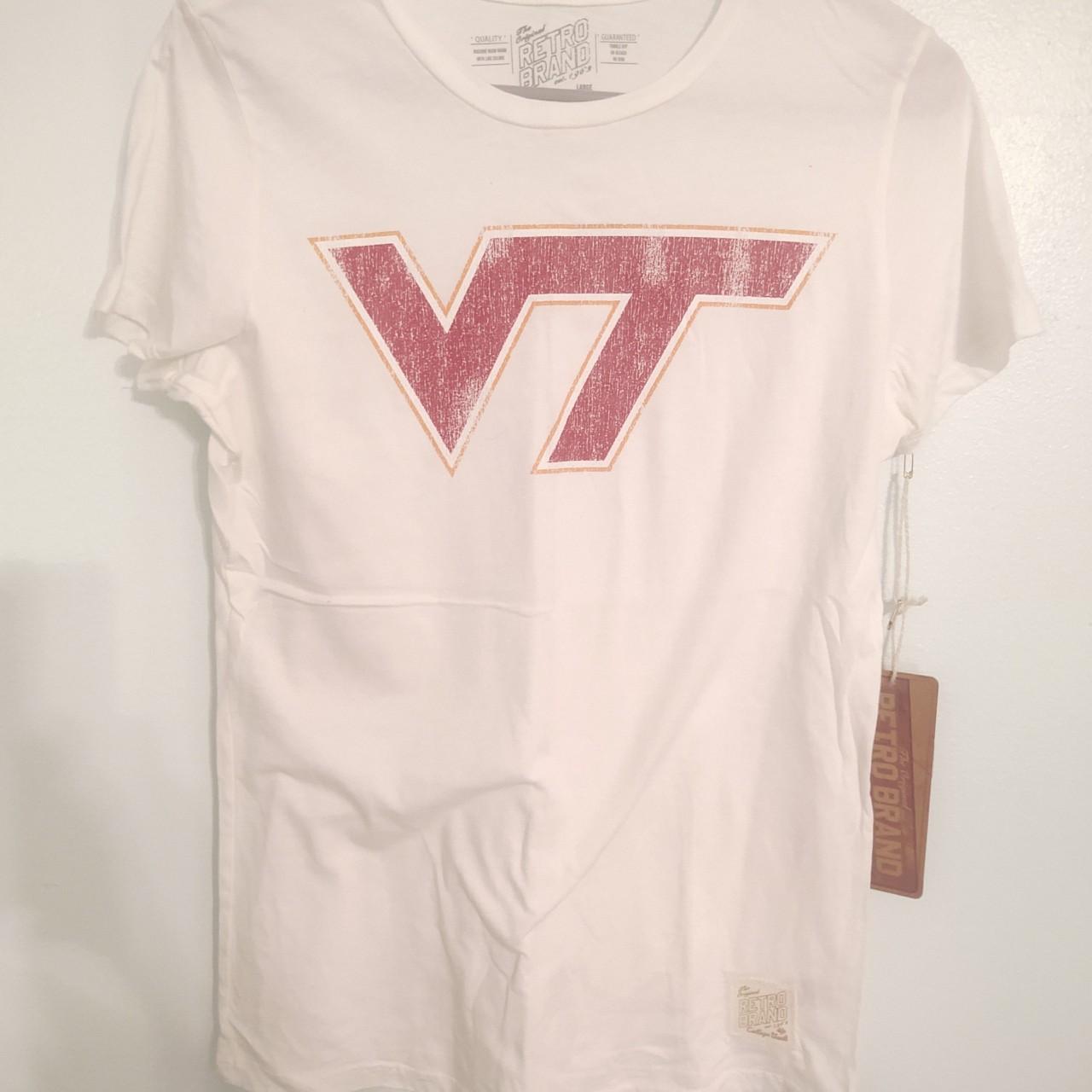 Virginia Tech Retro Brand Tee new with tags. The tee... - Depop