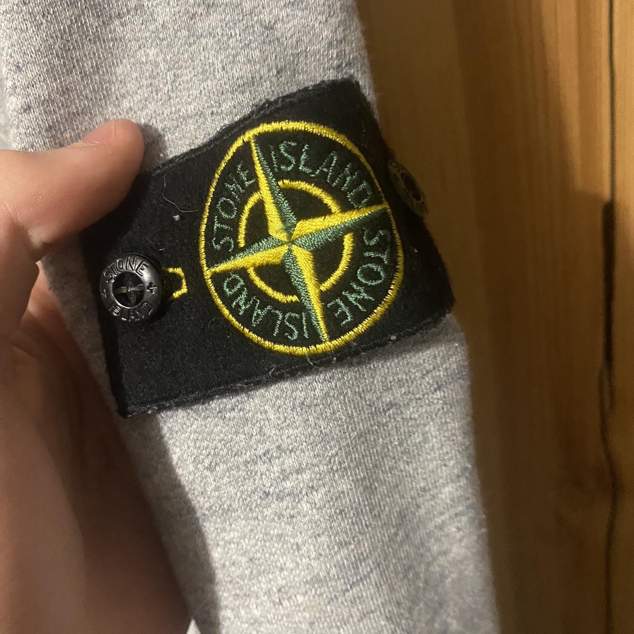 stone island jumper says junior but will fit a small... - Depop