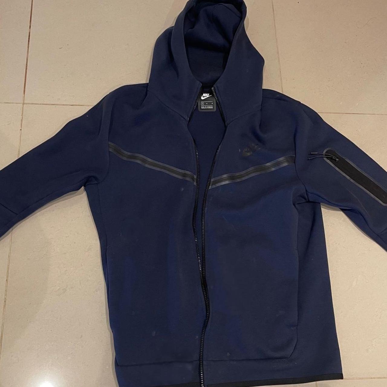 Blue tech fleece Size M Msg if interested- Paypal... - Depop