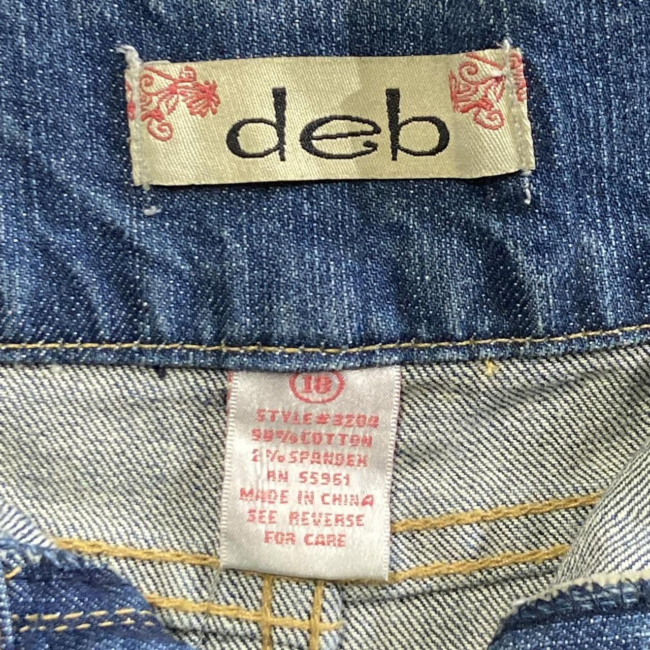 Deb Denim Mini Skirt Cute y2k mini skirt, clean lil... - Depop