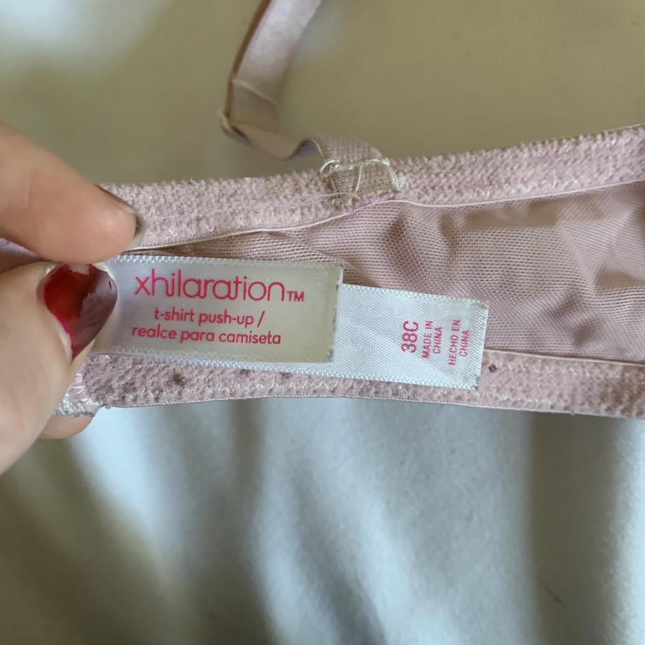 cute pale pink padded bra + bundle orders only $5... - Depop