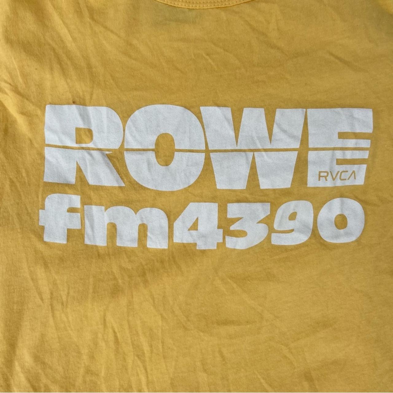 RVCA by Camille Rowe Yellow Short Sleeve Top This is... - Depop