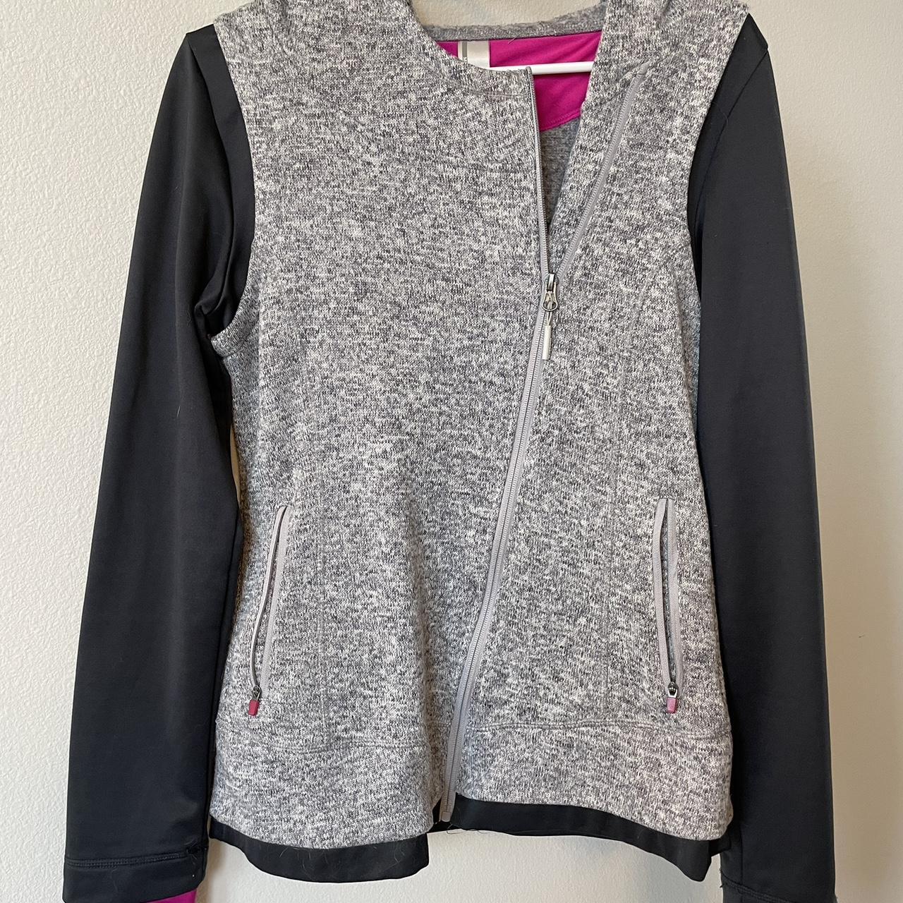 Hooded Asymmetrical Jacket Great for working out in... - Depop