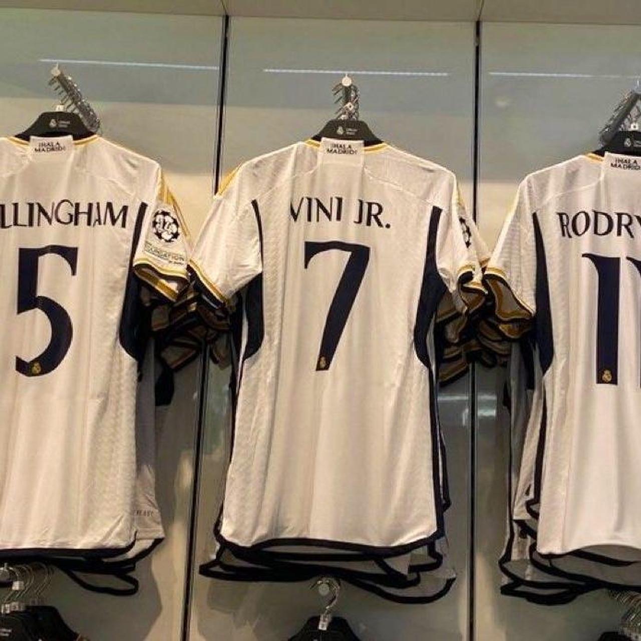 Real Madrid Home Soccer Jersey 23/24 ⚽️🥇 Vinicious... - Depop