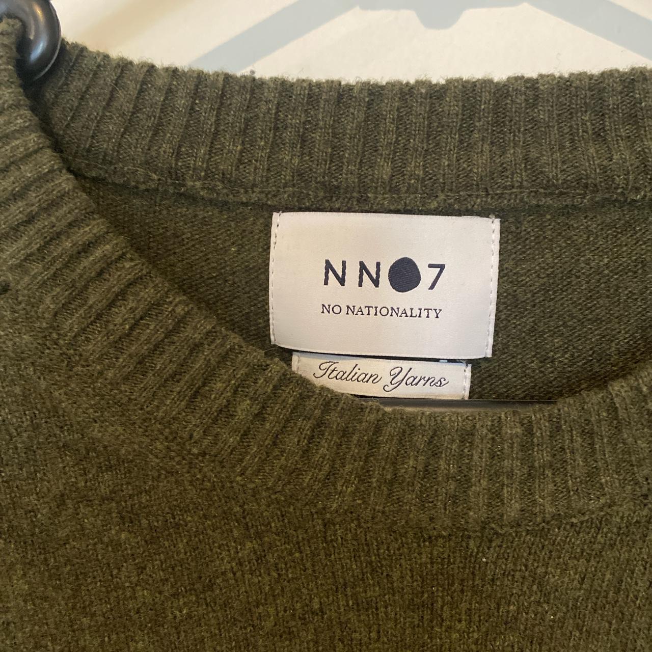 100% wool moss green jumper in excellent condition. - Depop