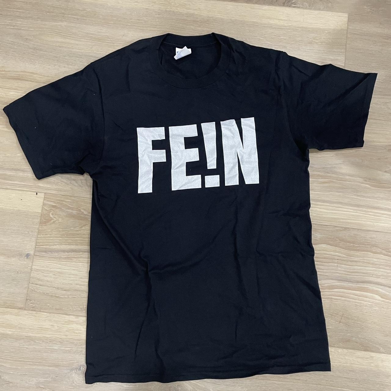 FEIN Travis Scott black t-shirt size small - Depop