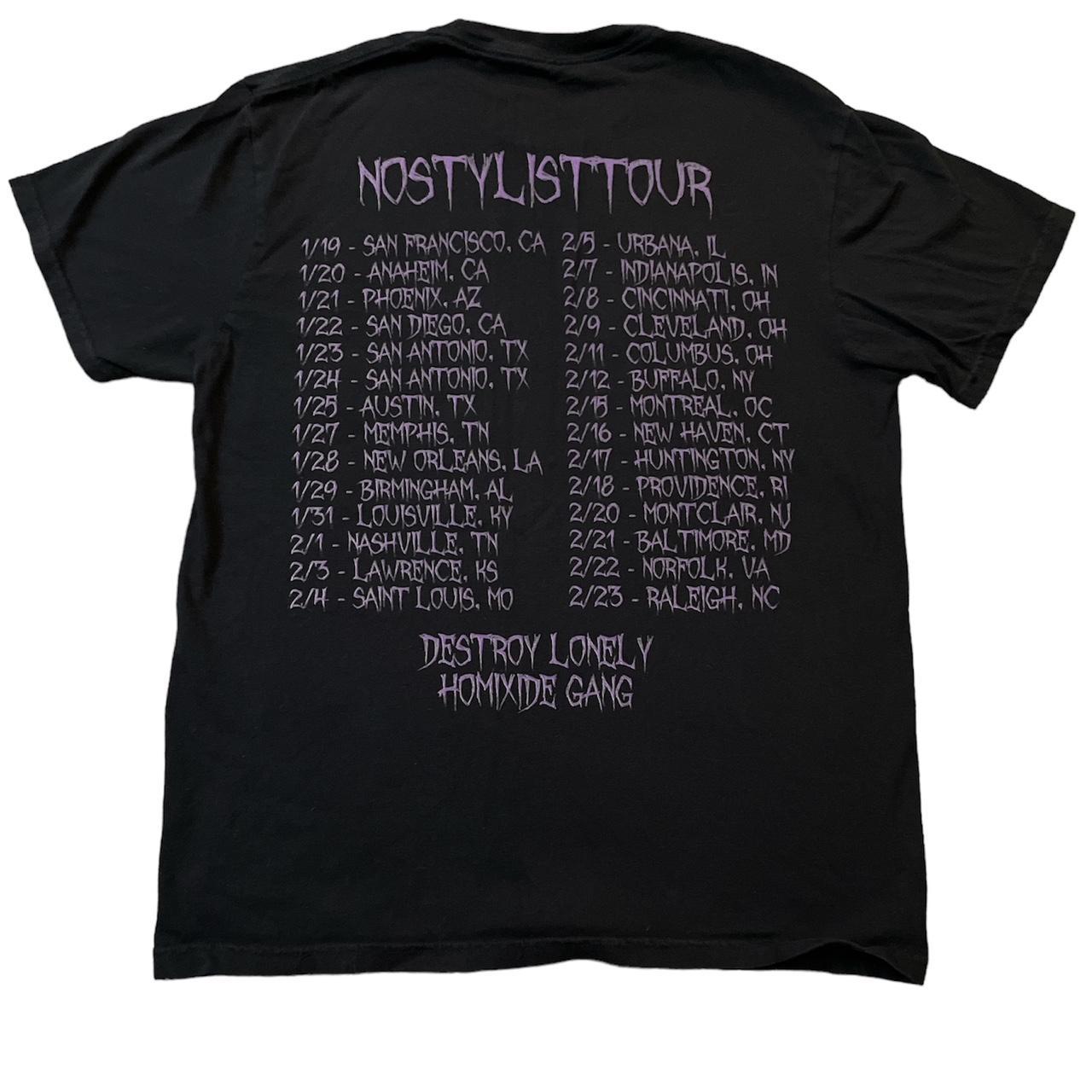 Destroy Lonely No Stylist Tour 23’ Tee - Depop