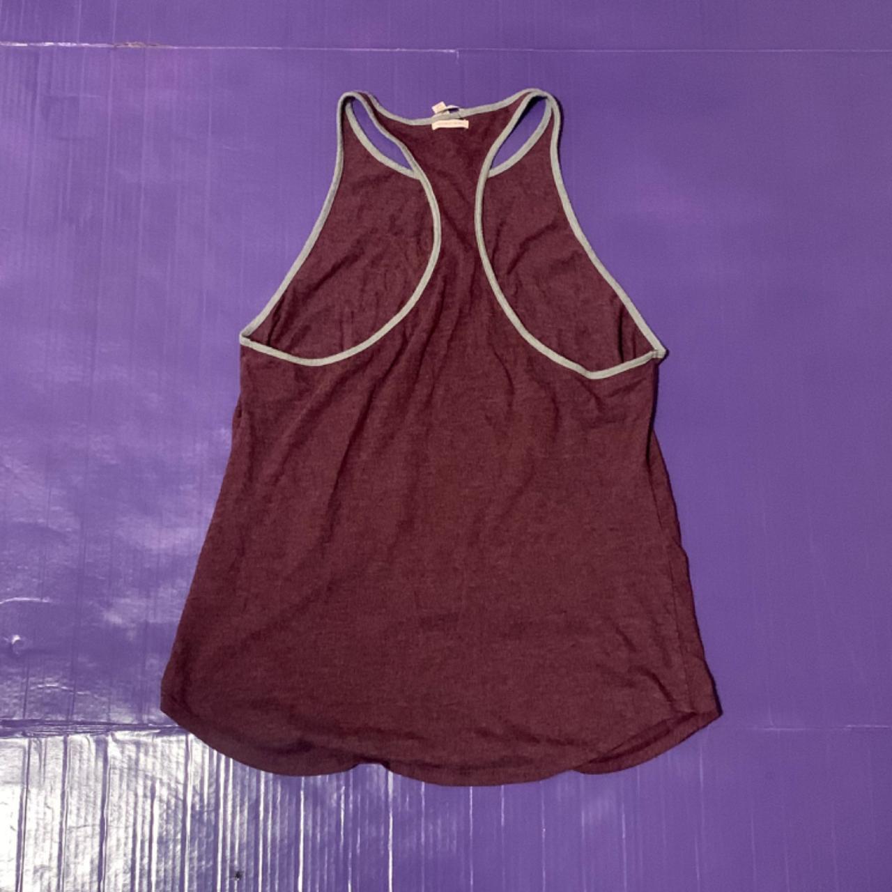 Victoria’s Secret dark purple tank top. Has a cute... - Depop