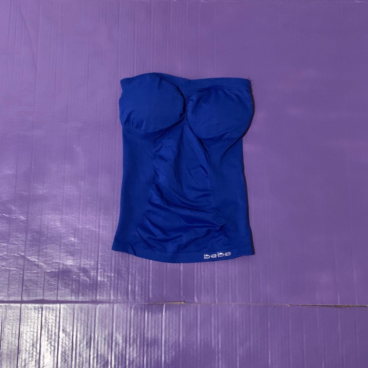 Bebe blue tube top. Has the word “Bebe” in... - Depop