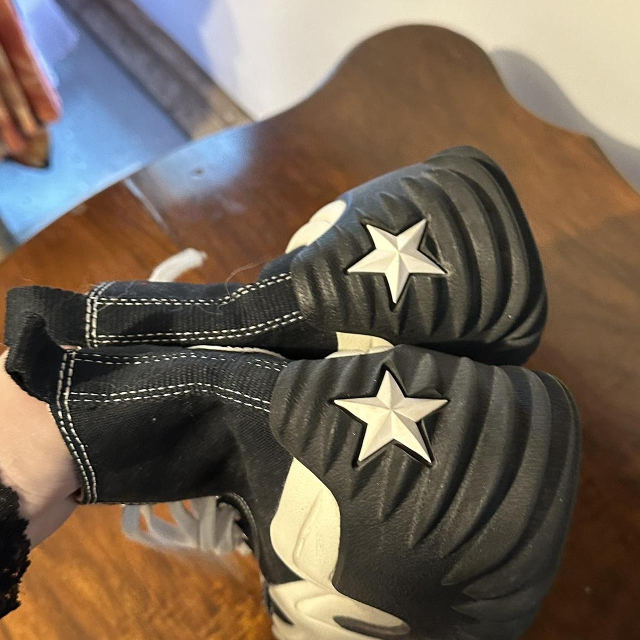 Wavy platform converse high tops women’s size 8 worn... - Depop