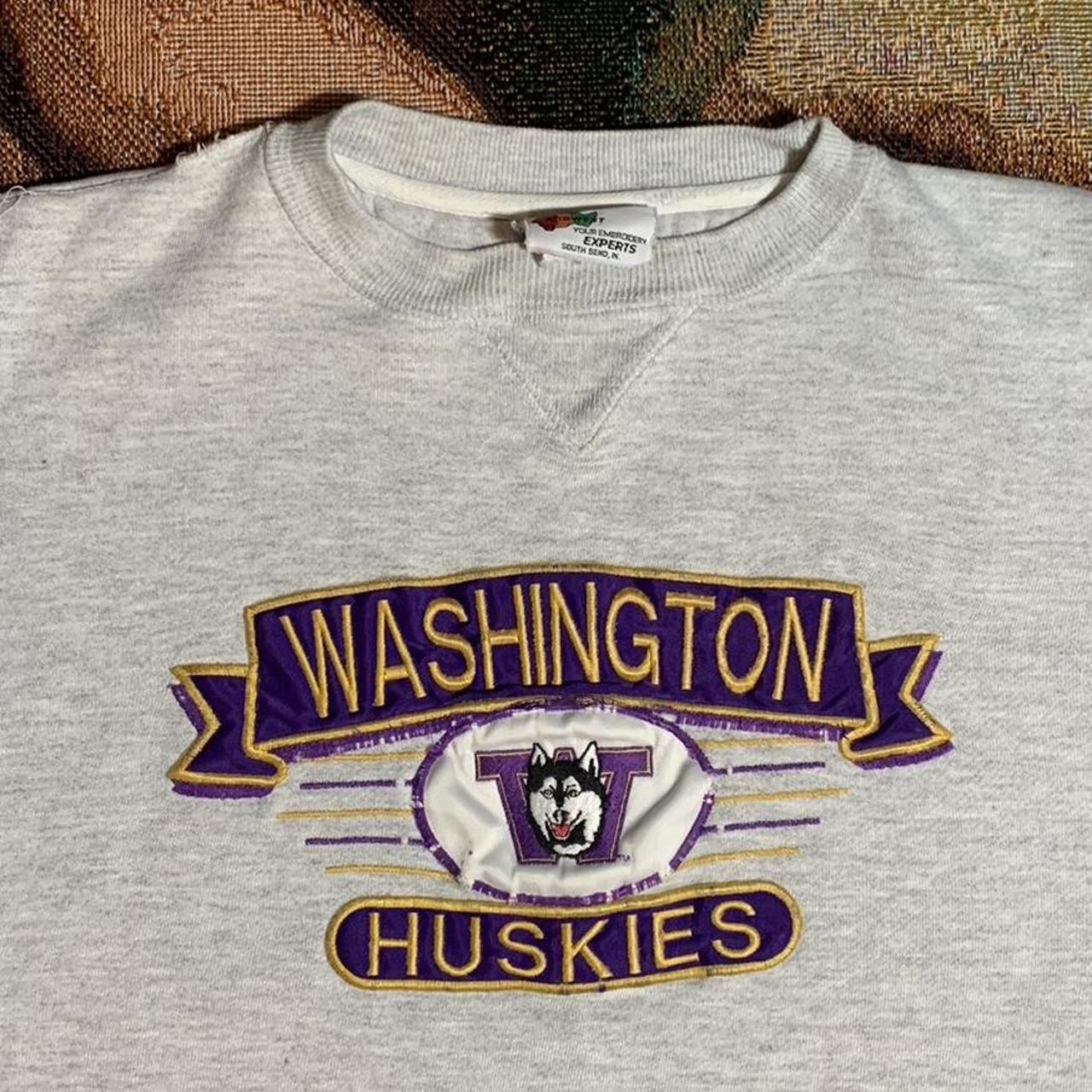 Vintage UW University Of Washington Huskies... - Depop