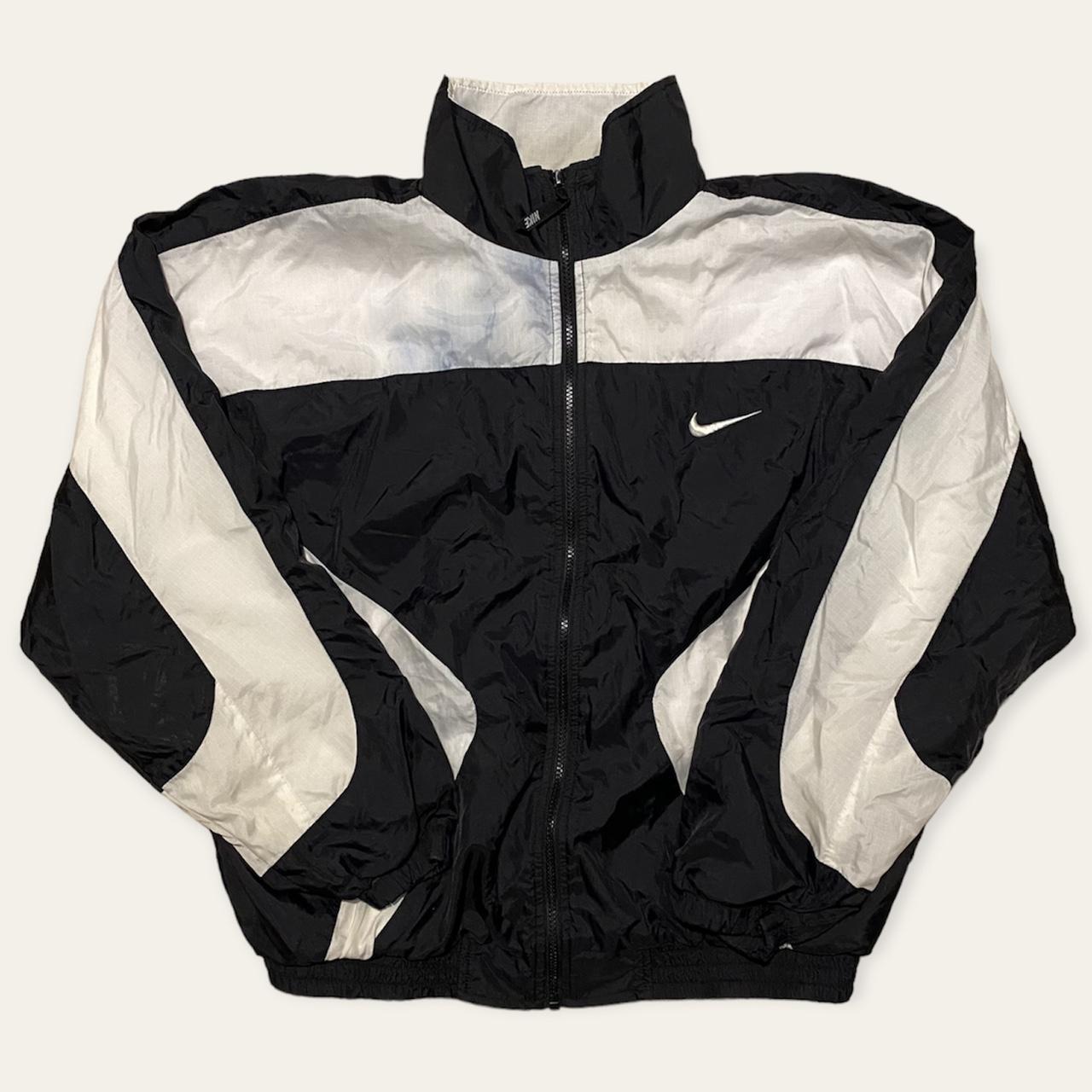 Vintage 90s Black/White Nike Two Tone... - Depop