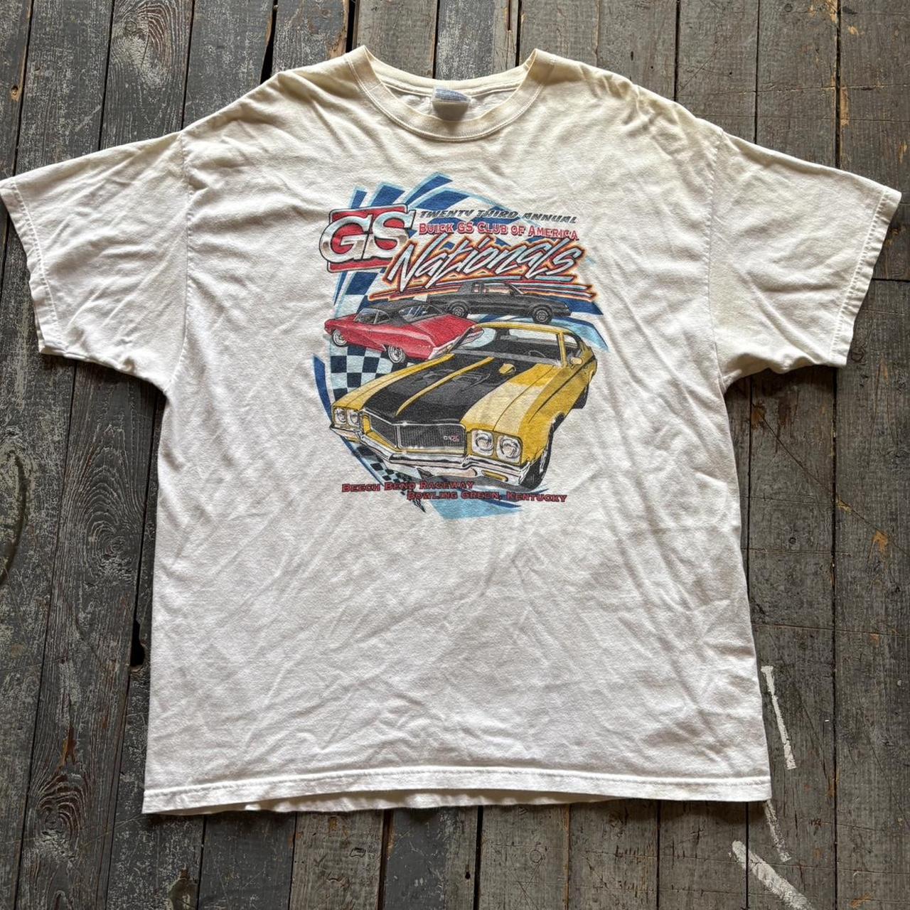 VINTAGE racing tee | Depop