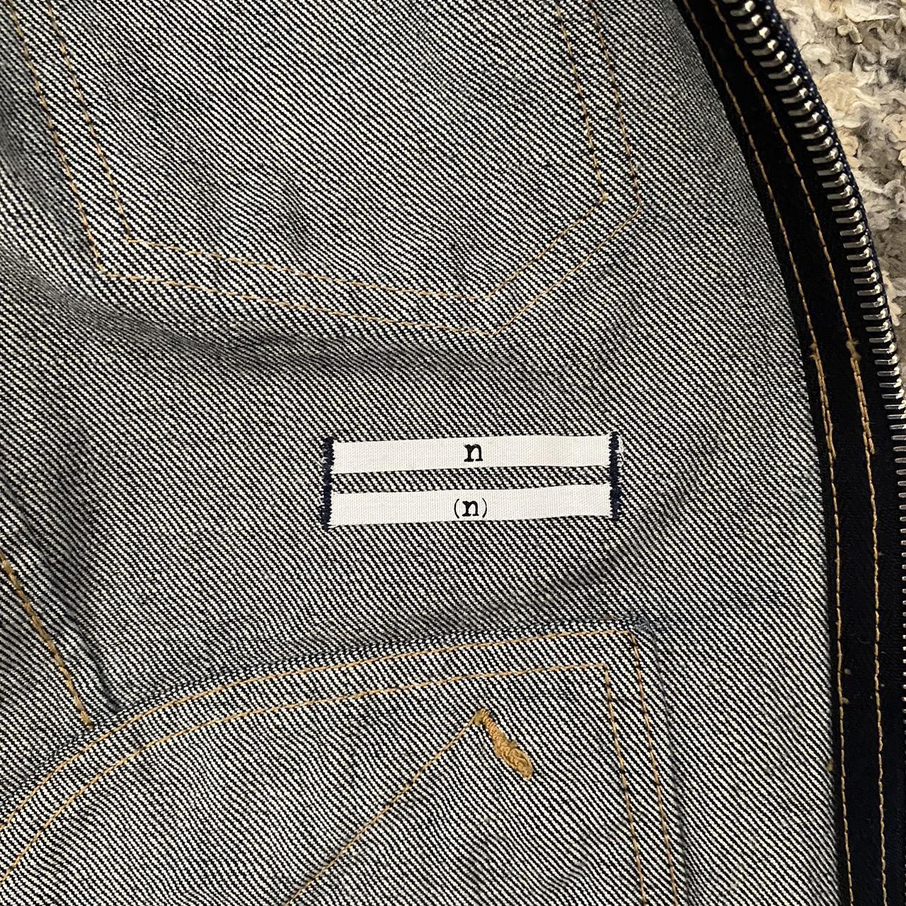 Number (N)ine Denim Jacket Good Condition (zipper... | Depop