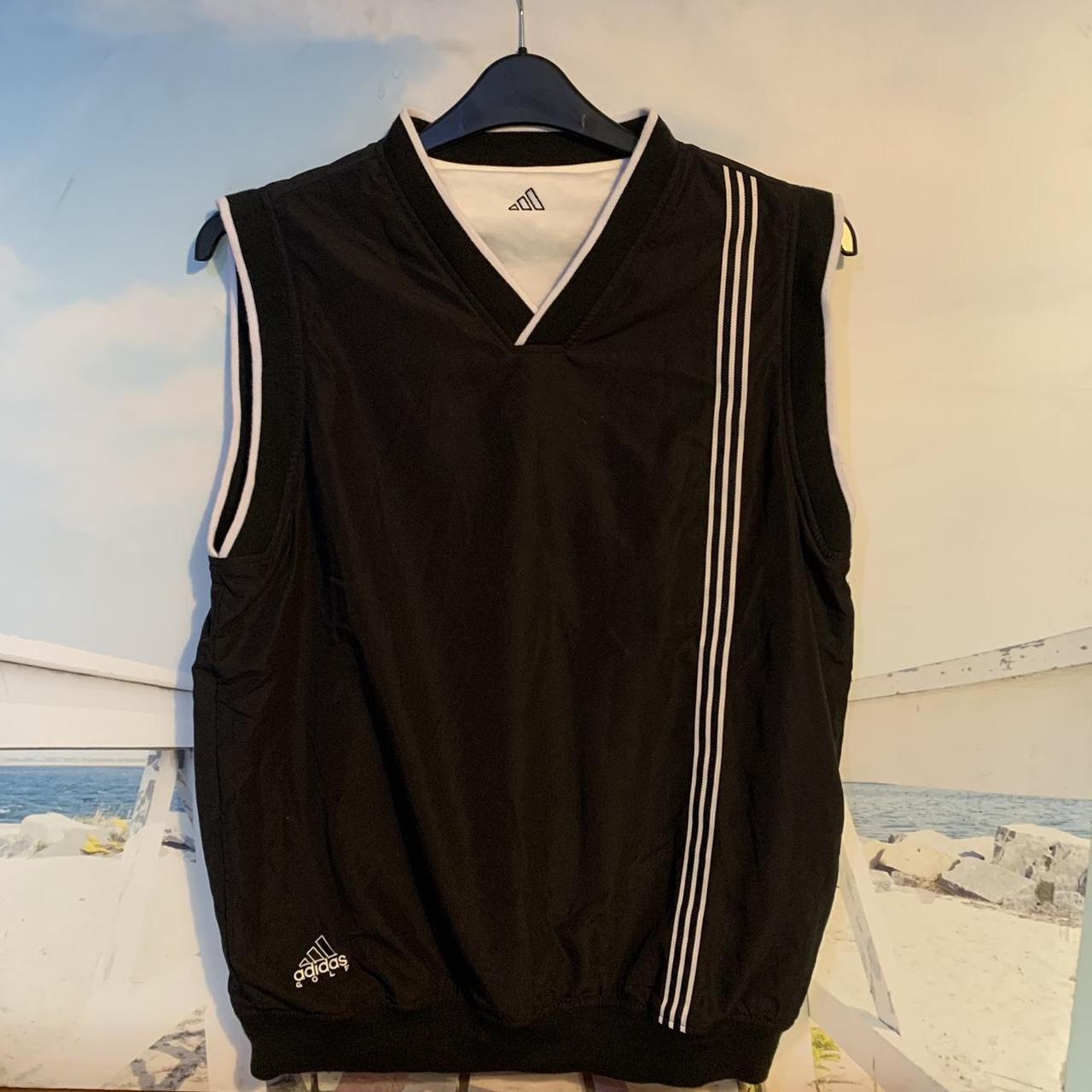 Vintage men’s Adidas golf reversible vest . A real... - Depop