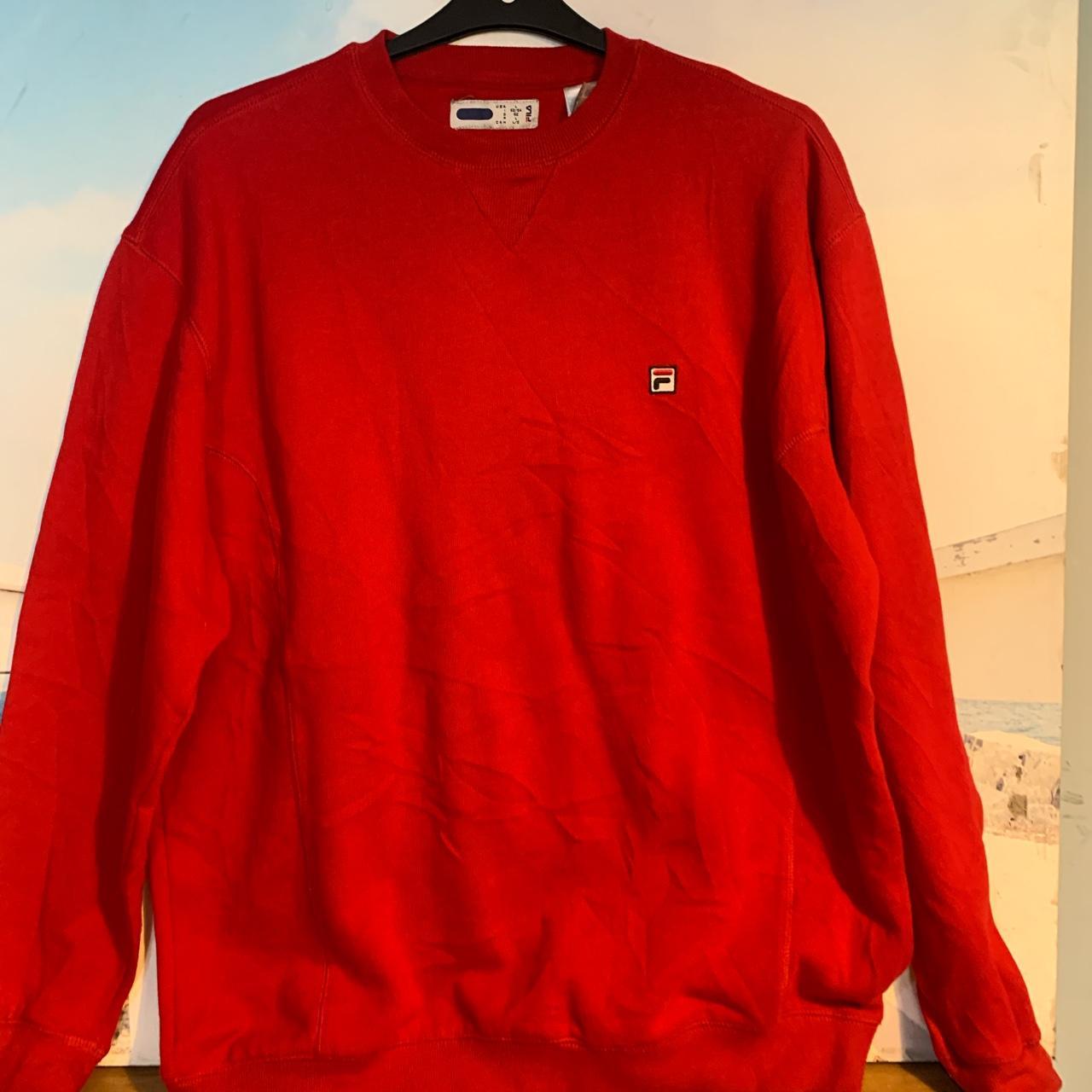 Vintage FILA sweatshirt. Label size is large but... - Depop