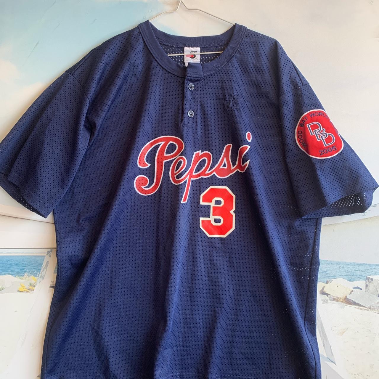 Mega cool vintage 2005 wood bat World Series Pepsi... - Depop