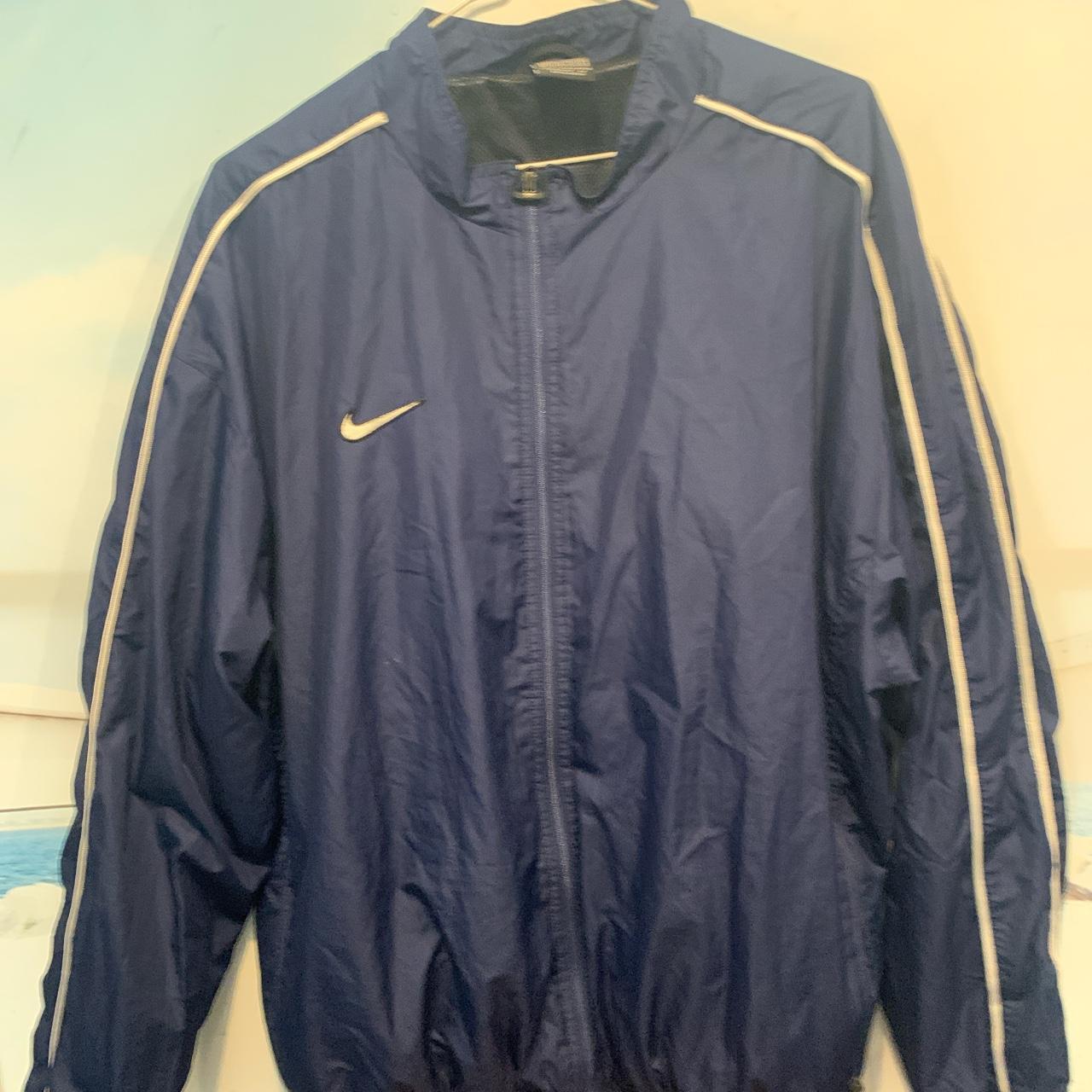 Vintage Nike red tick jacket - Depop