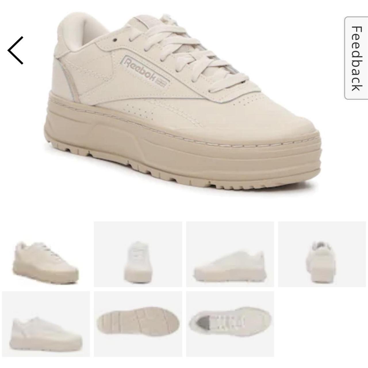 Reebok Women's Cream Trainers | Depop