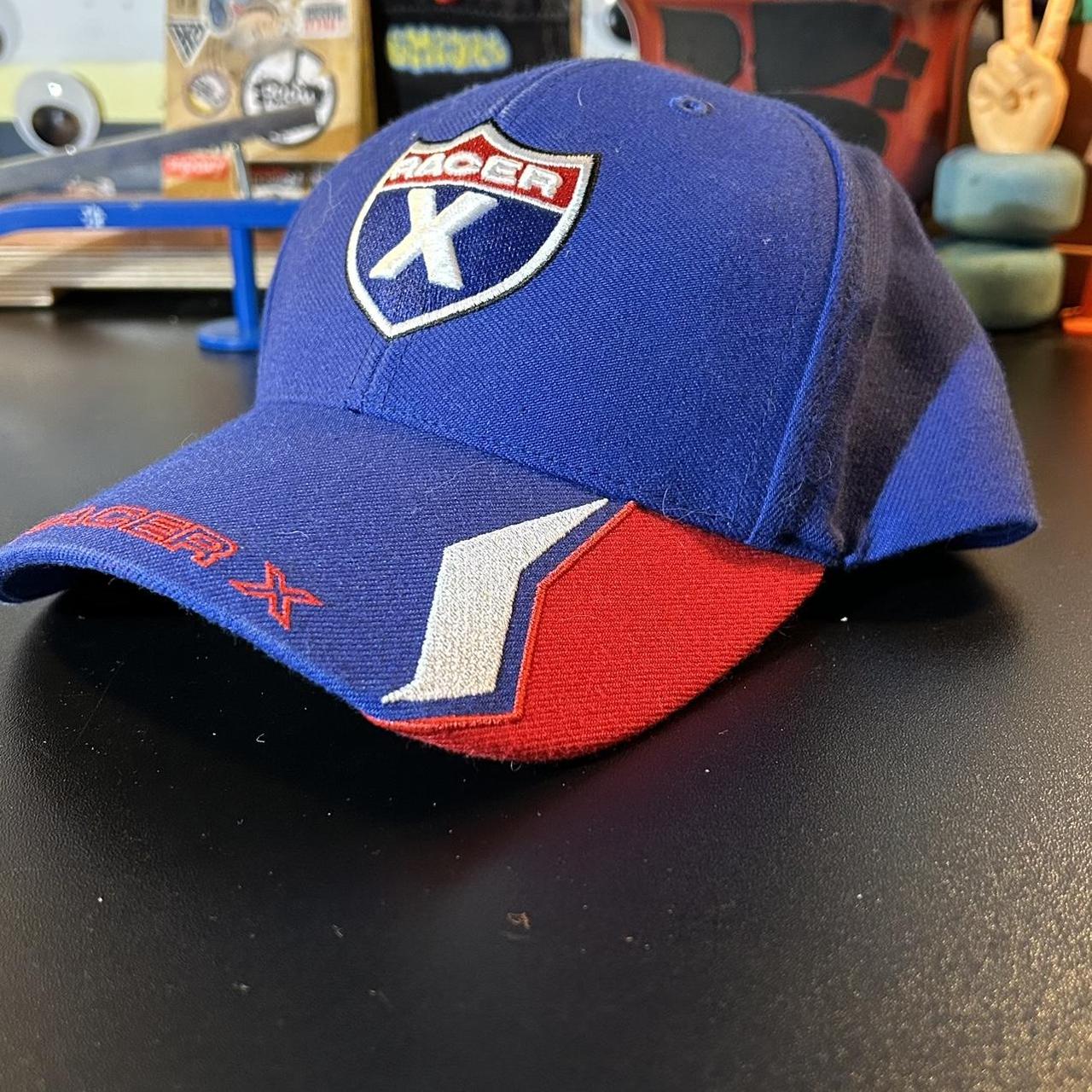 Sample racer x hat Never worn Adjustable on the back - Depop