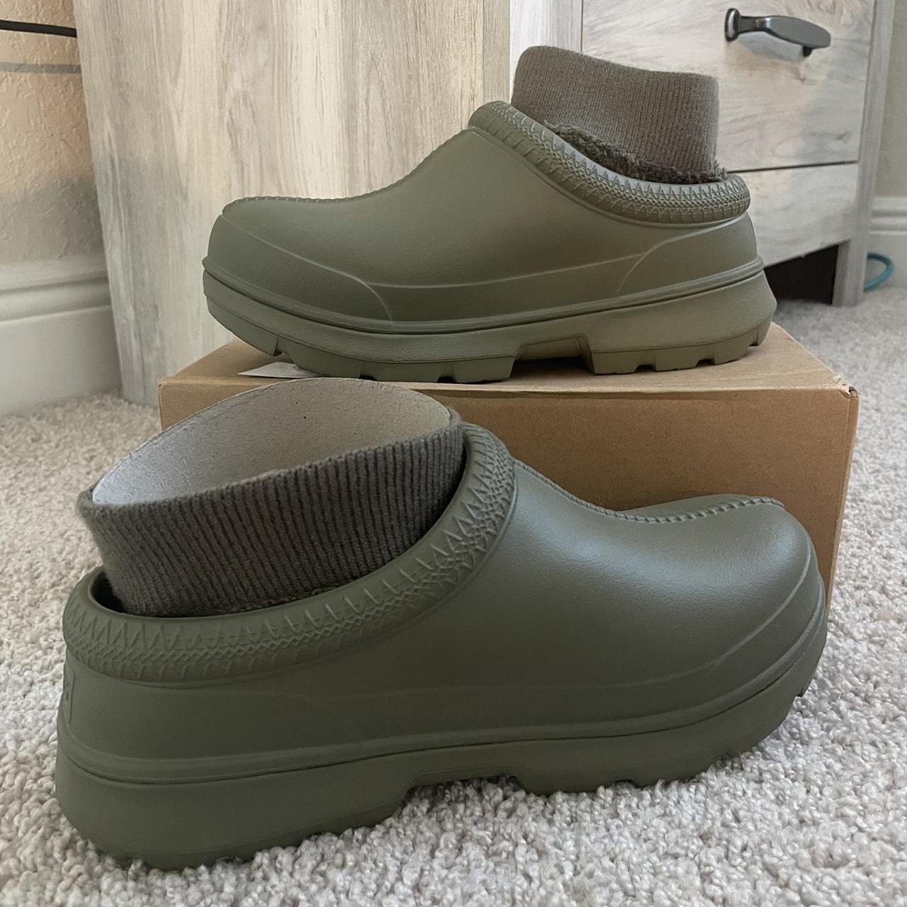 Ugg Tasman X clogs in color burnt olive size 7,... - Depop