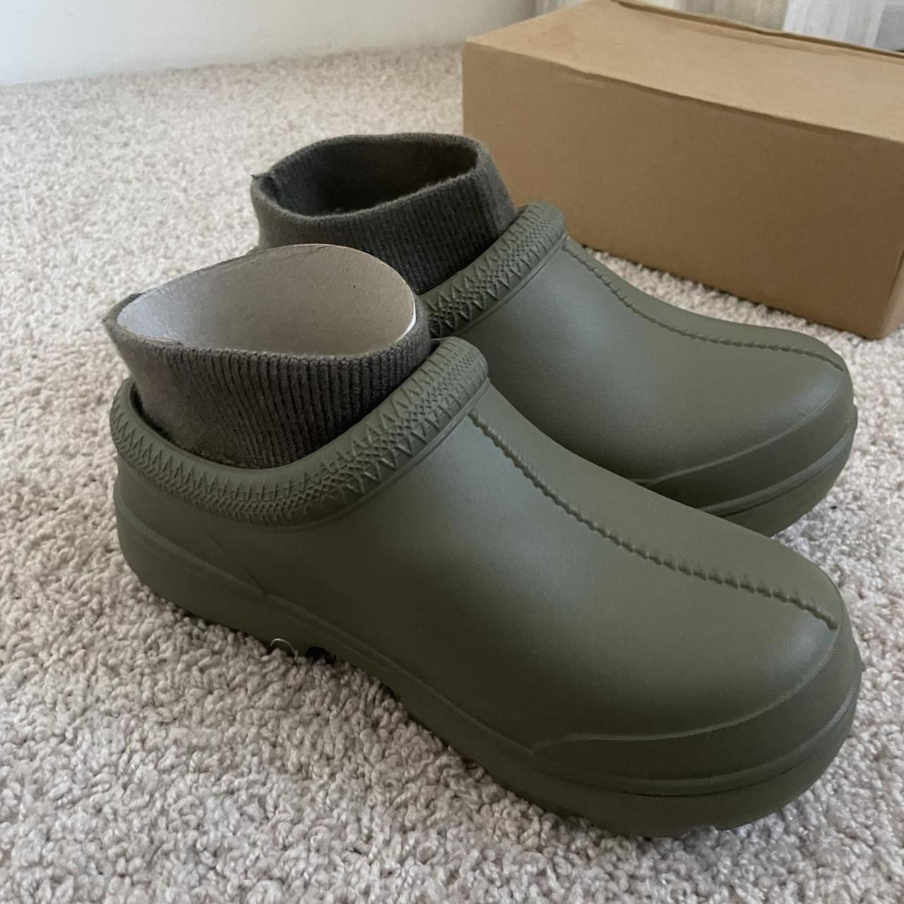 Ugg Tasman X clogs in color burnt olive size 7,... - Depop
