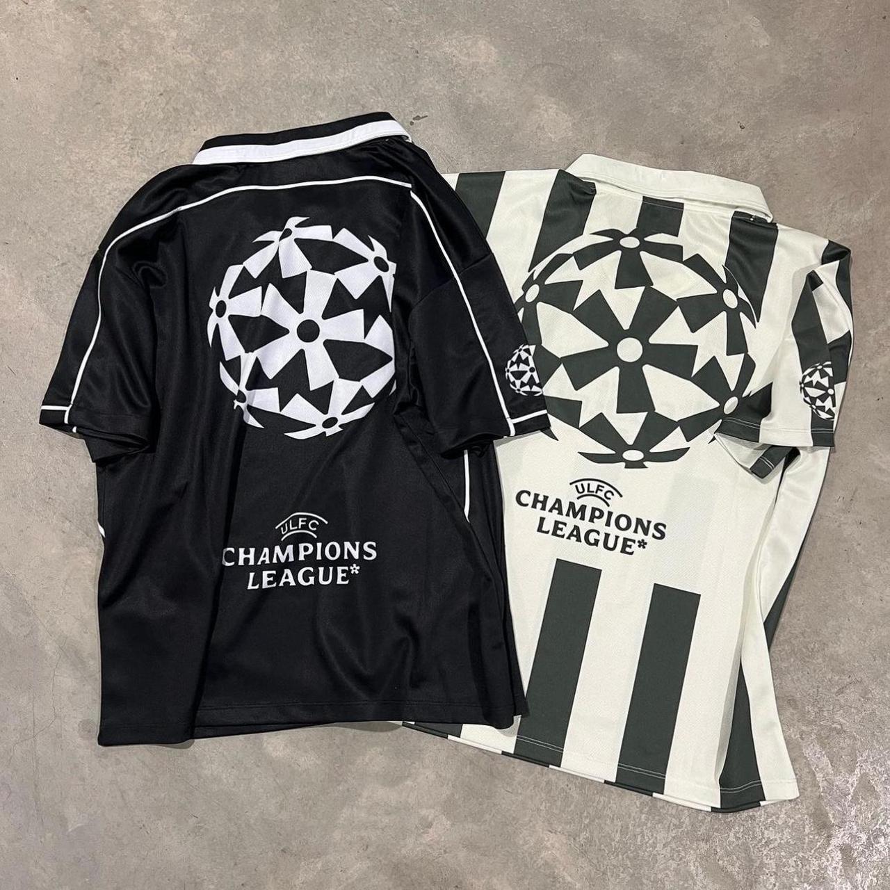 Ultralight London Football Jersey Green + Cream | Depop