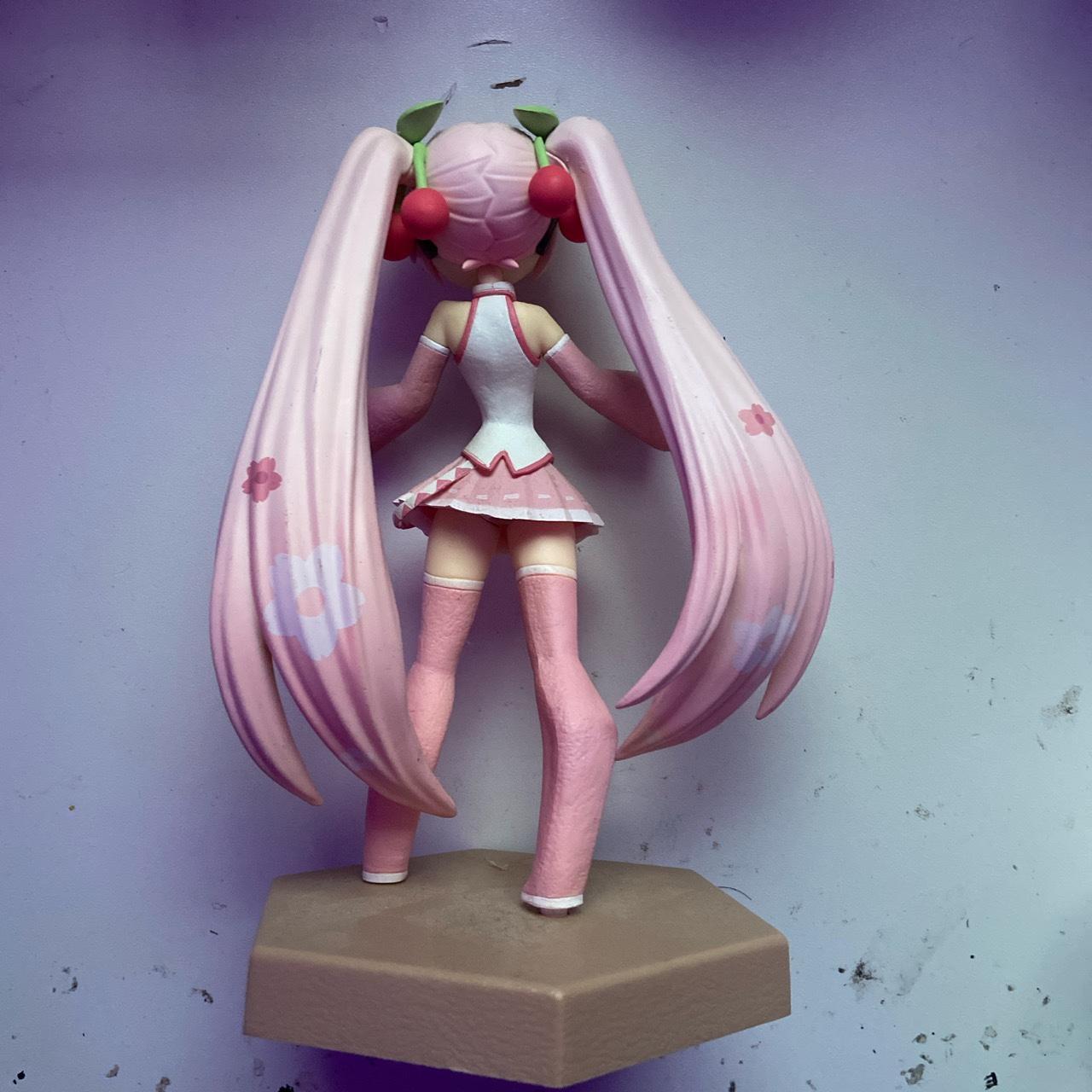 Pink anime figure not that big - Depop